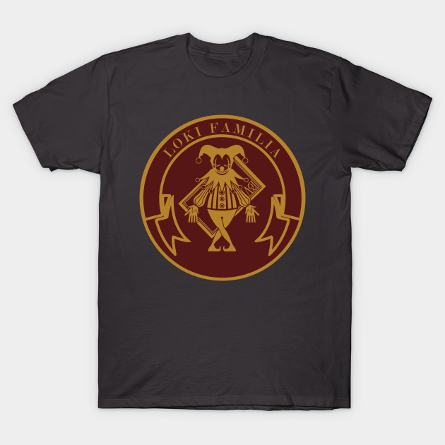 Danmachi Loki Familia Emblem Danmachi Loki Familia Aime T Shirt Teepublic
